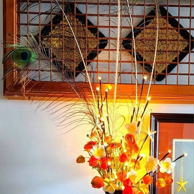 14 Gray Roses Buds, Long Stems, Bush Bouquet, Artificial Roses, Silk ...