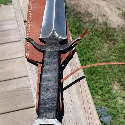 Medieval Roman Damascus Steel Gladiator Spatha Hand Forged Full Tang ...