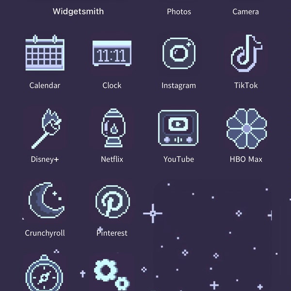 63 Pixel App Icon Pack / City Phone Theme for Ios and Android - Etsy