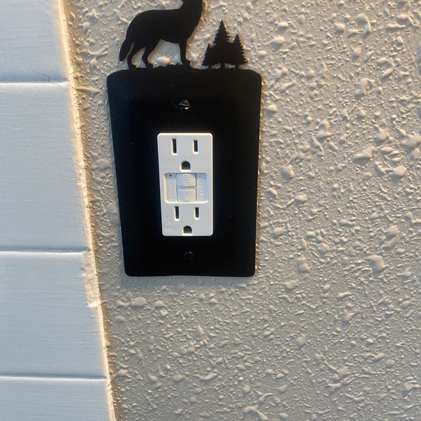 Wolf Wildlife Light Switch Plate Cover - Etsy