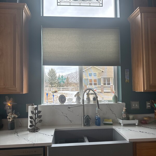 Stained Glass Transom Window HANGING 28 X 13 Including Hooks - Etsy