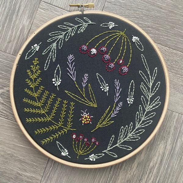 Highland Hike Mini Embroidery Kit - Satin Stitch - Scotland Craft Kit ...