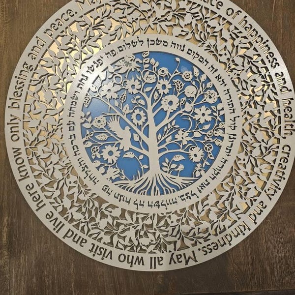 Poteach Et Yadecha, Beautiful and Unique Jewish Wall Art Gift Judaica ...