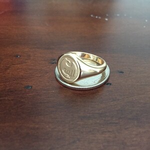 Custom Signet Ring for Men Women,personalized Actual Drawing Logo Name ...