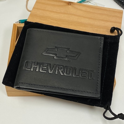 Chevrolet Bowtie Wallet/ Black Chevy Bifold Wallet - Etsy