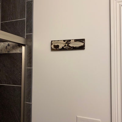 Vintage, Unique Upcycle Wall Décor Ceiling Tin Clock With off Center ...