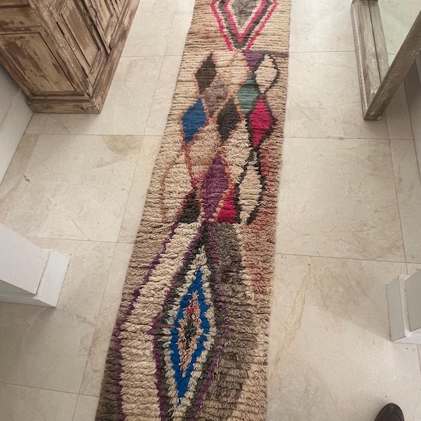 Cream Moroccan Rug, Beni Ourain Rug, Berber Rug, Wool Rug, Rugs for ...