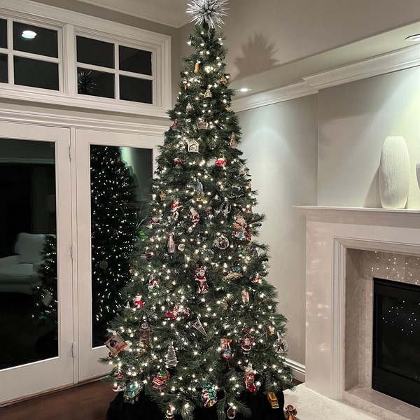 Modern Tree Topper Silver Polish Star 3D Spiky Paper Decoration for ...