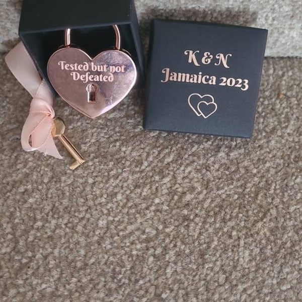 Custom Personalized Padlock, Engraved Padlock, Love Lock, Couples Gift ...
