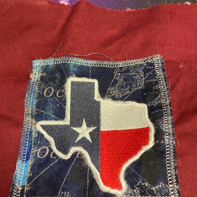 Texas Flag Embroidery Design 7 SIZES Machine Embroidery Digital File ...