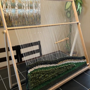 Huge Professional Weaving Loom Kit With Adjustable Stand 89 | Etsy
