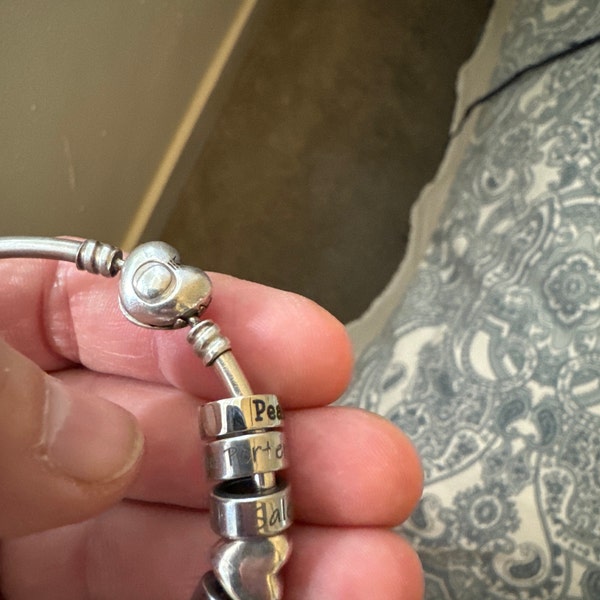 Personalized Engraved Beads With Name, Date, or Design, Add-on Engraved ...