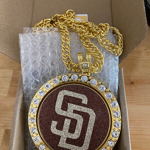 Pickleball Royalty Spinning Swag Chain Necklace - Custom Gold or Silver ...