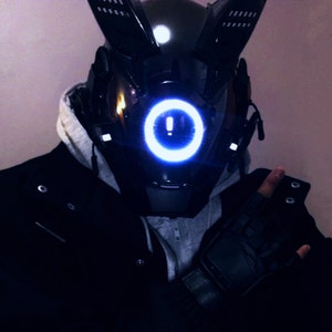 Cyberpunk 2077 Tactical Helmet Samurai Mask Photography Street Shooting ...