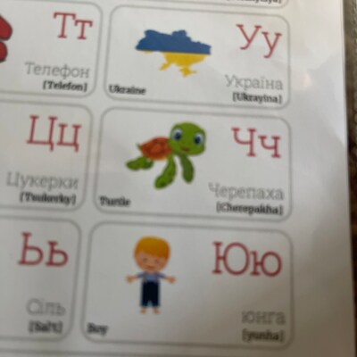 BISAYA CEBUANO Alphabet FLASHCARD With Picture, Learning Bisayacebuano ...