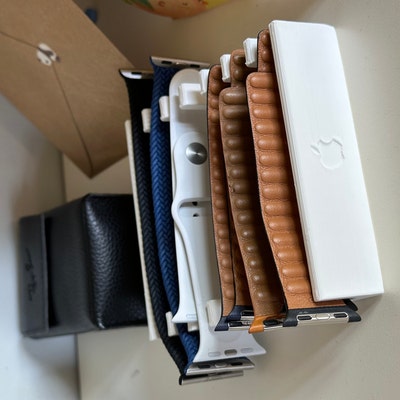 Apple Watch Band Stand / Holder / Organizer With Apple Logo - Etsy