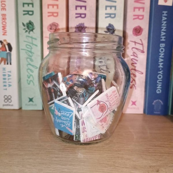 Custom Mini Book for Display or TBR Jar (2.5cmx1.8cm) - Etsy UK