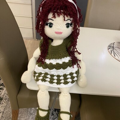 Mari Crochet Doll Pattern PDF full Body and Outfit Tutorial - Etsy