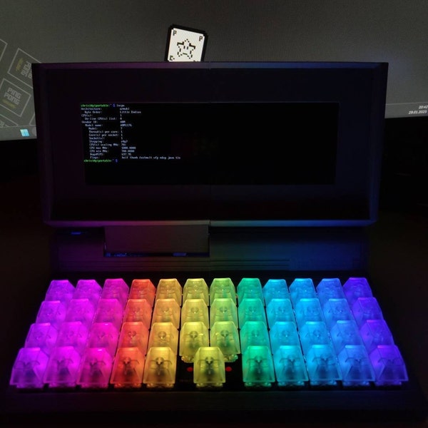 Retro-inspired Raspberry Pi Zero Laptop Kit: 3D Printable STL Files ...