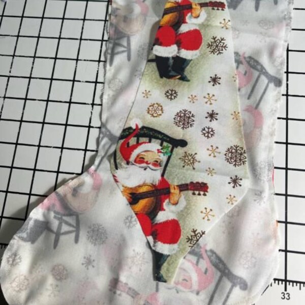 Handmade Bucilla Christmas Stocking Fabric Liner With Candy Tree and ...