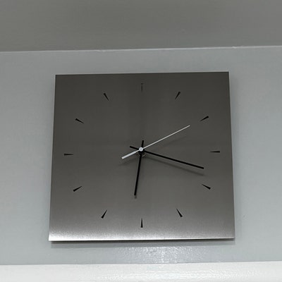 Modern Wall Clock Square, Wall Clock Unique, Contemporary Wall Clock - Etsy