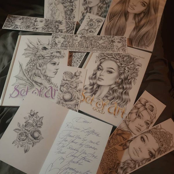 Set of Art GOLD | Mariola Budek - Coloring Book | Kids Colouring 24 ...