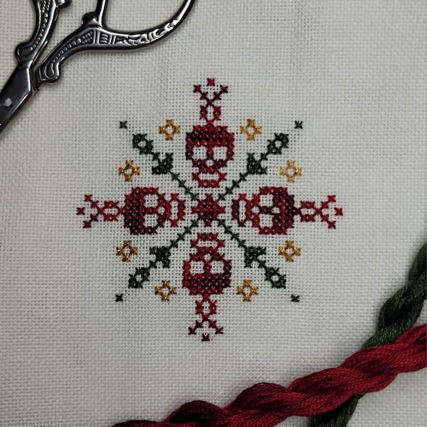 Vintage Halloween Fair - Cross Stitch Pattern - Creepy, Beistle ...