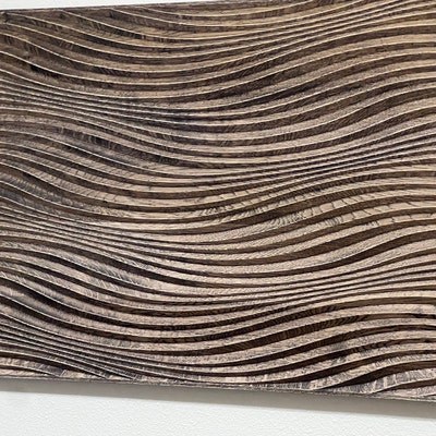 Oak Wall Panel 35x24 Inch Carved Decor. Home Interior Design - Etsy