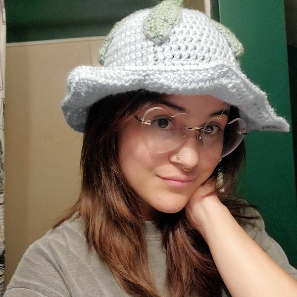 CROCHET PATTERN - Crochet Tulip Hat Flower Design - Etsy