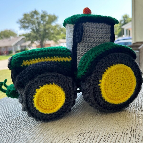 Toota's Tractor Crochet Pattern - Etsy