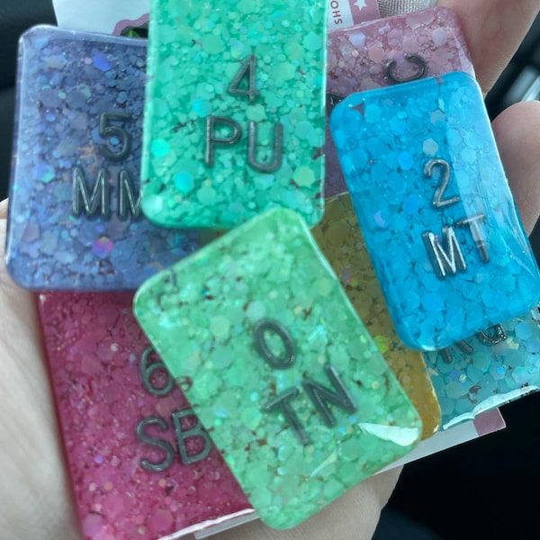 X-ray Markers Set of 2 Cute X Ray Markers Glitter Xray Markers Rad Tech ...