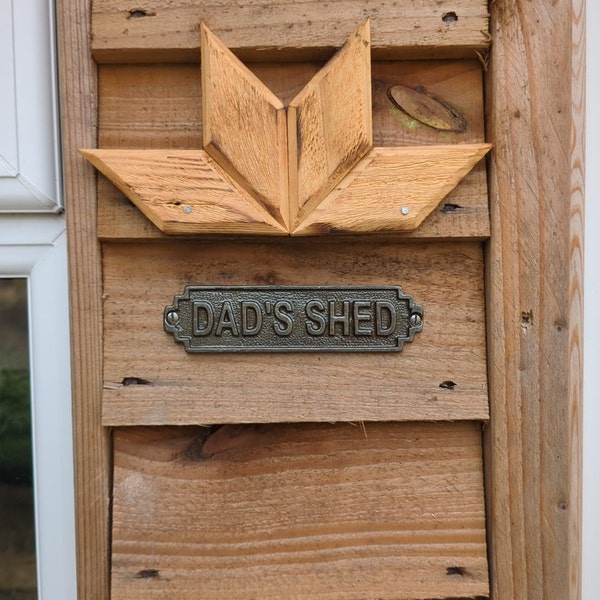 Rustic Iron Plaque Solid Cast Iron Vintage Rustic Plaque Sign Notice ...