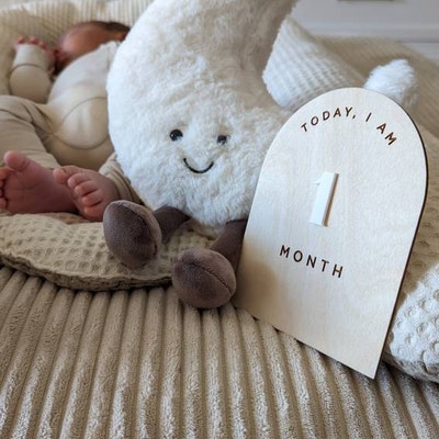 Birth Announcement Sign Baby Bird Personalized Custom Name - Etsy