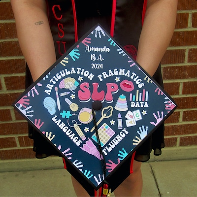 Scrub Top, RN Uniform Graduation Cap, Nursing Grad Cap Topper ...