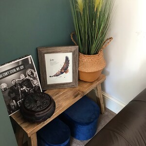 Rustic Wooden Display Bench - Etsy