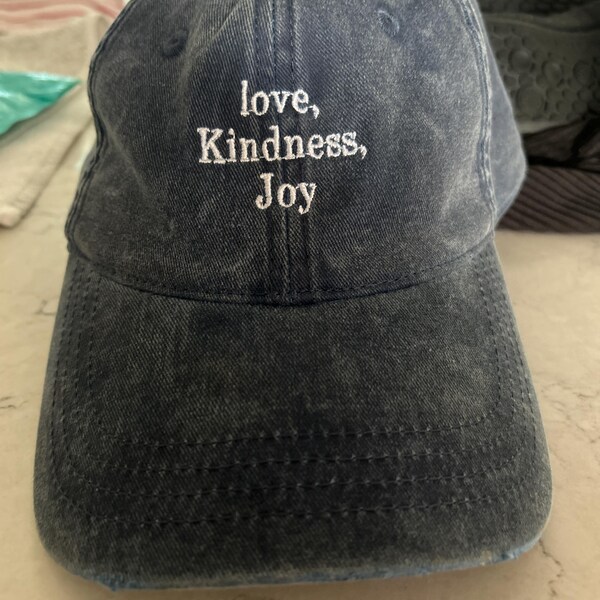 Add Name or Text to Back or Side of Baseball Cap,back of Hat Embroidery ...