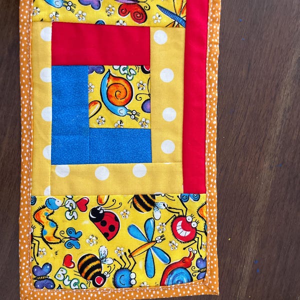 Log Cabin Mug Rugs Pattern - Etsy