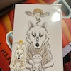 Loth Wolf, Loth Cat, Morai Print Star Wars Rebels Clone Wars Character ...