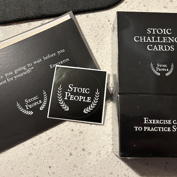 Daily Stoic Exercise Card Deck: Stoicism Cards to Practice Marcus ...