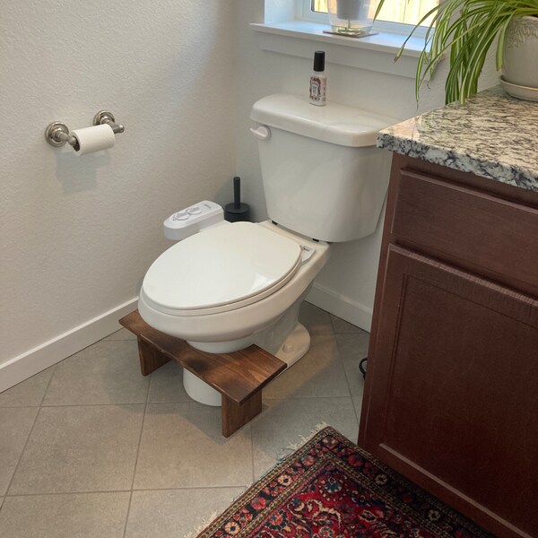 Potty Stool Poop Stoop Toilet Stool Bathroom Stool Farmhouse Style ...