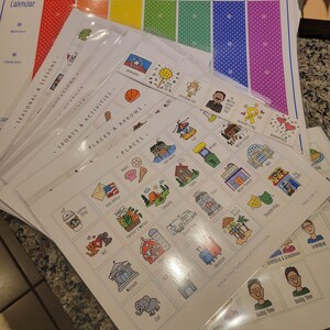 Daily Visual Schedule 120 Routine and Activity Cards | Etsy