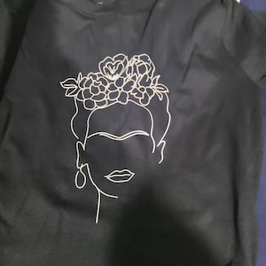 Frida Kahlo Digital Print SVG, PNG, JPG Minimalist Women Line Art Wall ...