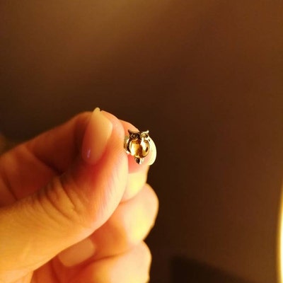 Swallow Stud Earrings. Sterling Silver. Dainty Sparrow Studs. Sparrow Bird Jewelry. Small ...