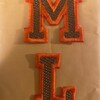 2" Varsity Letter Patch, Any Color Combo, Custom Made! - Etsy