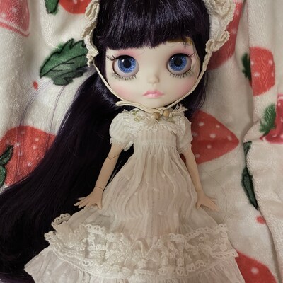 Blythe Two Piece Set, Blythe Vintage Dress, Blythe White Dress, Neo ...