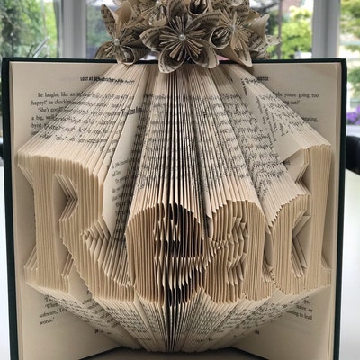 READ Book Folding Pattern 195 Folds 390 Numbered Pages. PDF Digital ...