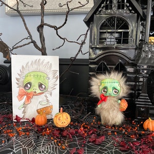 Owl gifts for women owl doll handmade. owl Decor owl art | Etsy