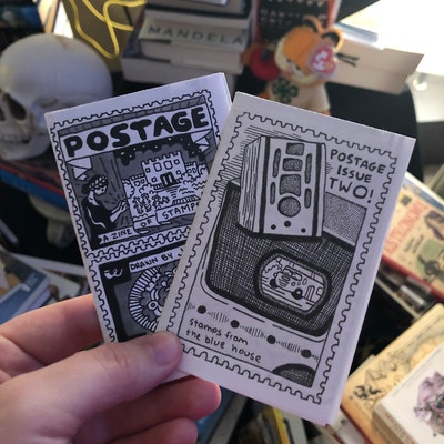 Paper Garden, Reversible Collage Zines - Etsy