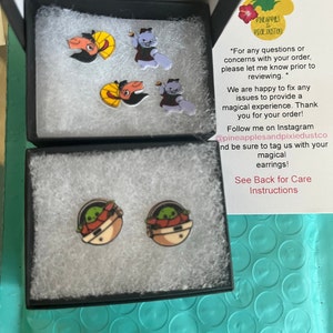 Pain and Panic Earrings/hades Earrings/disney - Etsy