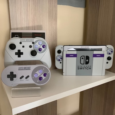 Custom SNES Super Nintendo Themed Nintendo Switch Pro Controller - Etsy